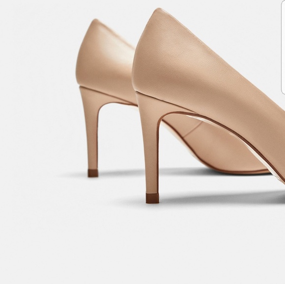 Zara | Shoes | Zara Leather High Heel Pump | Poshmark